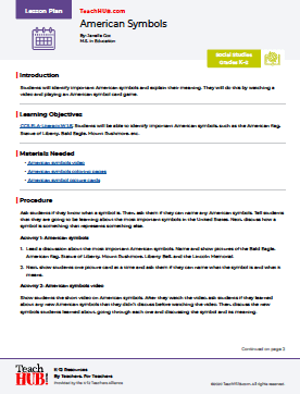 American Symbols - TeachHUB