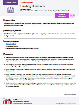 Building Directions - TeachHUB