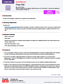 Free Fall - TeachHUB