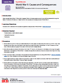 World War II: Causes and Consequences - TeachHUB