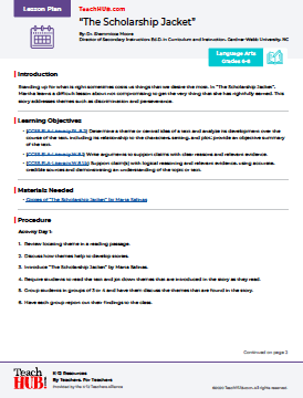 “The Scholarship Jacket” - TeachHUB