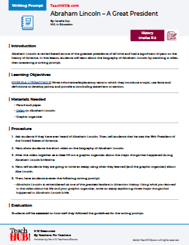 Abraham Lincoln – A Great President - TeachHUB