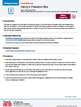 Henry’s Freedom Box - TeachHUB