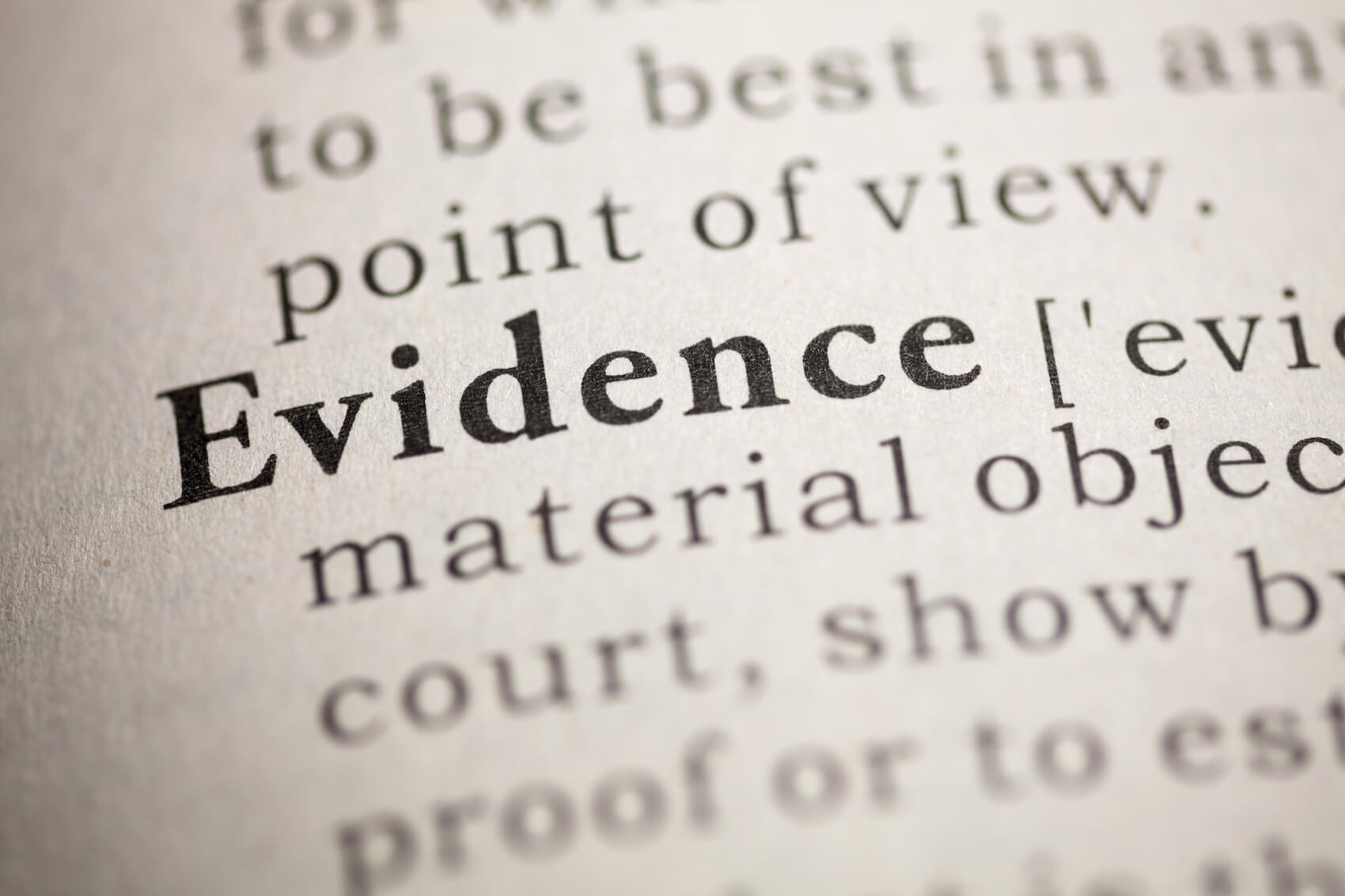 Evidence For Learning